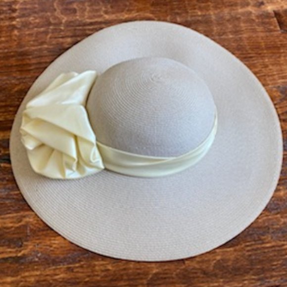 Vintage America | Accessories | Vintage Large Floppy Woven Sun Bonnet ...